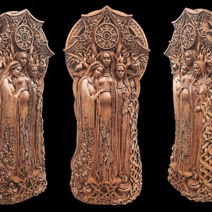 Triple Goddess, Wicca, Three Goddesses, Celtic Goddess - Etsy