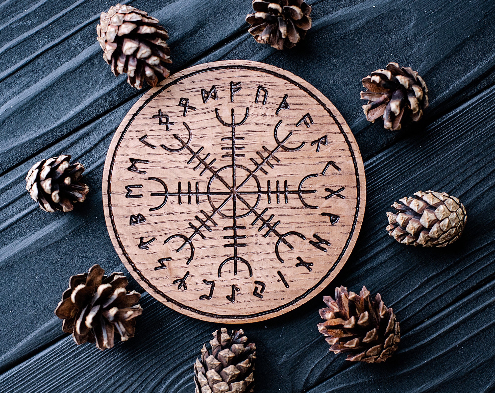 Pentacle Helmet of Horror, Agys’hyalm, Norse, Pagan, Wicca, Celtic ...