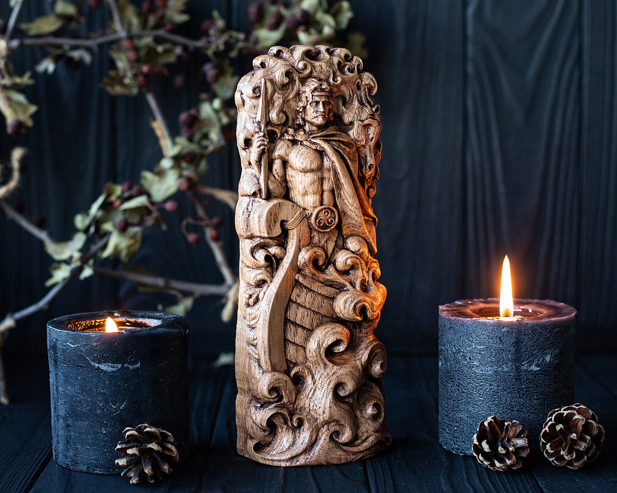 Manannan Mac Lir Manannan God Statue Irish Gods Pagan God - Etsy