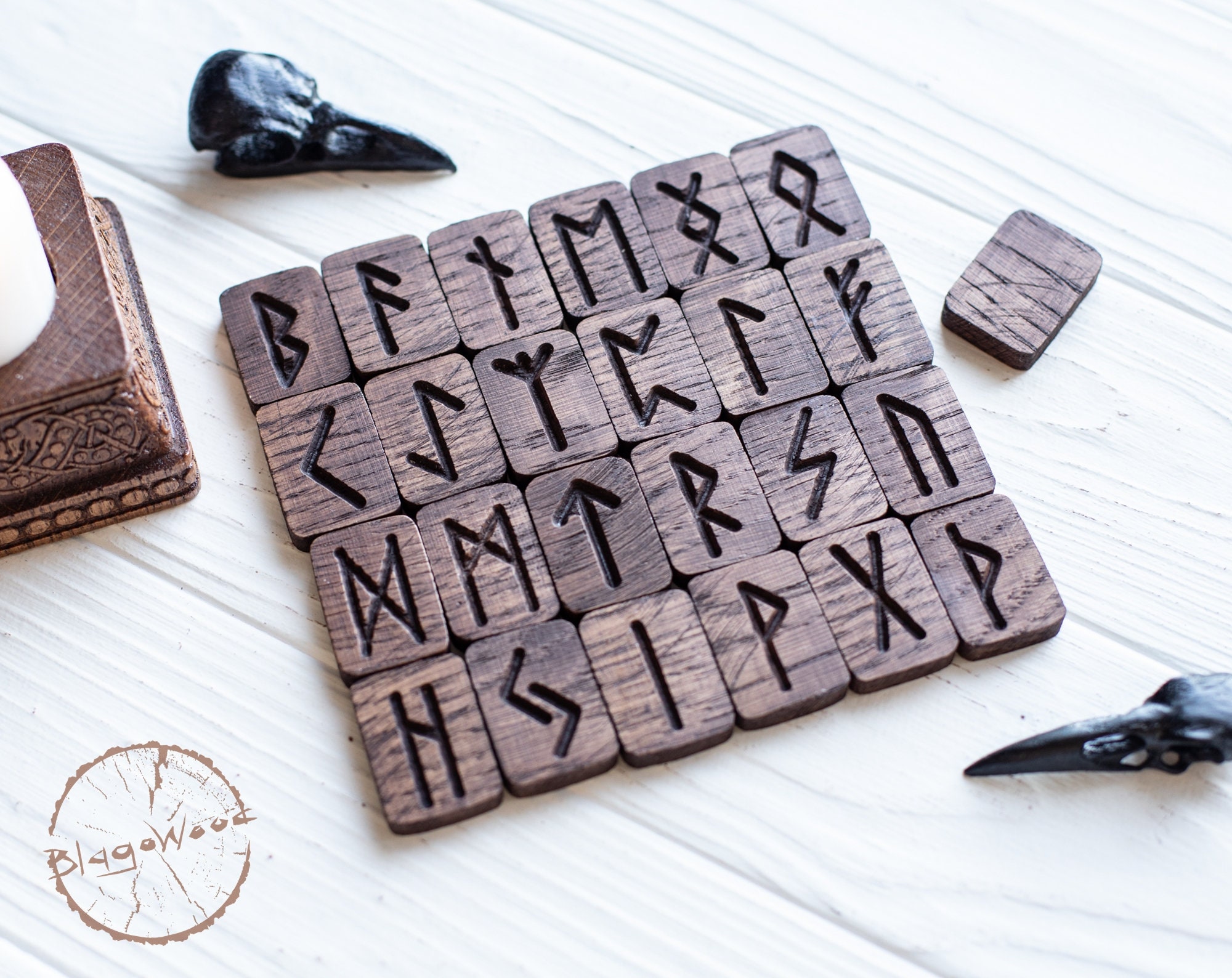 Runes Elder Futhark Runic Kit Viking Protection Runes - Etsy