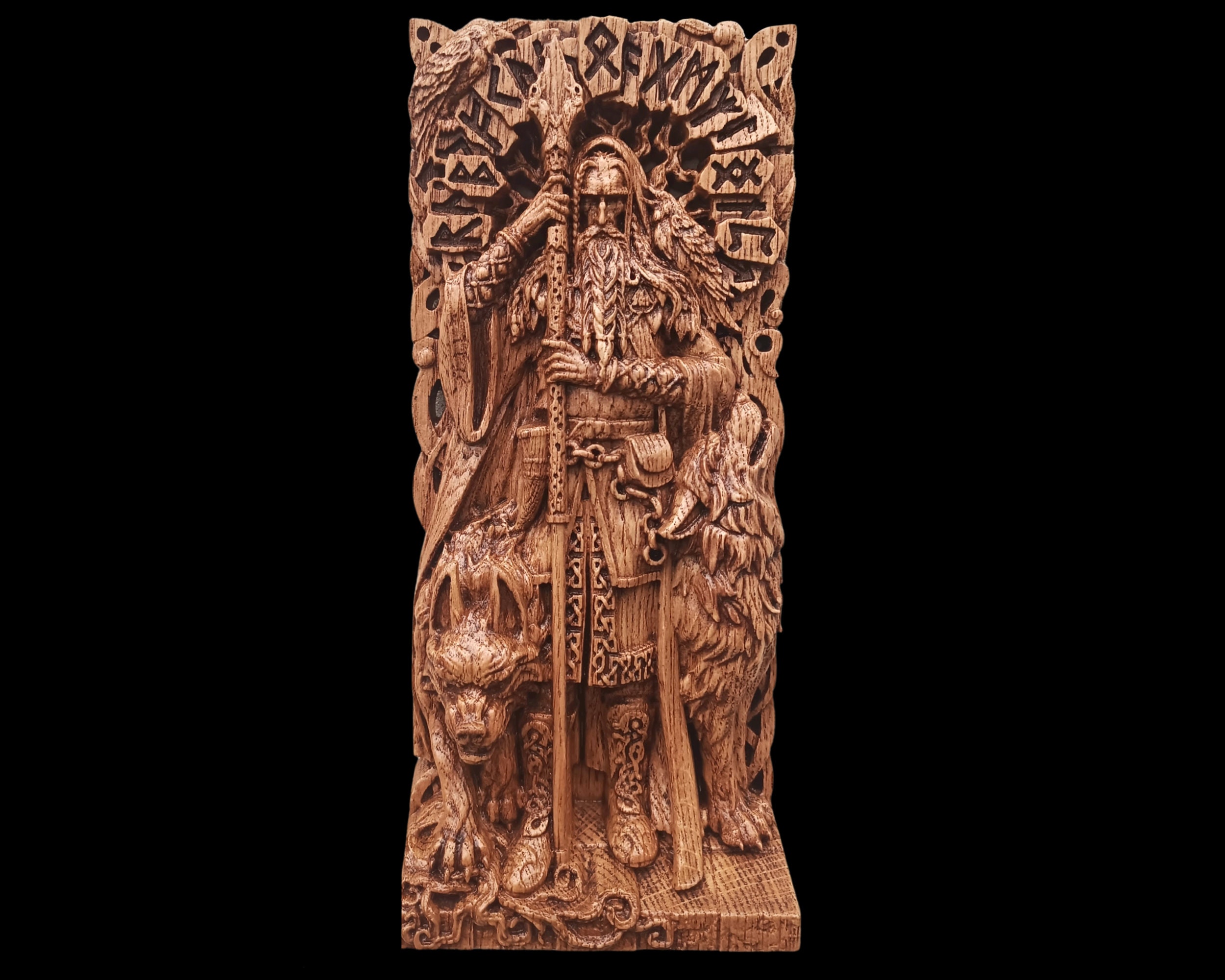 Odin With RUNES Wotan Allfather Viking Pagan Asatru Heathen - Etsy Canada