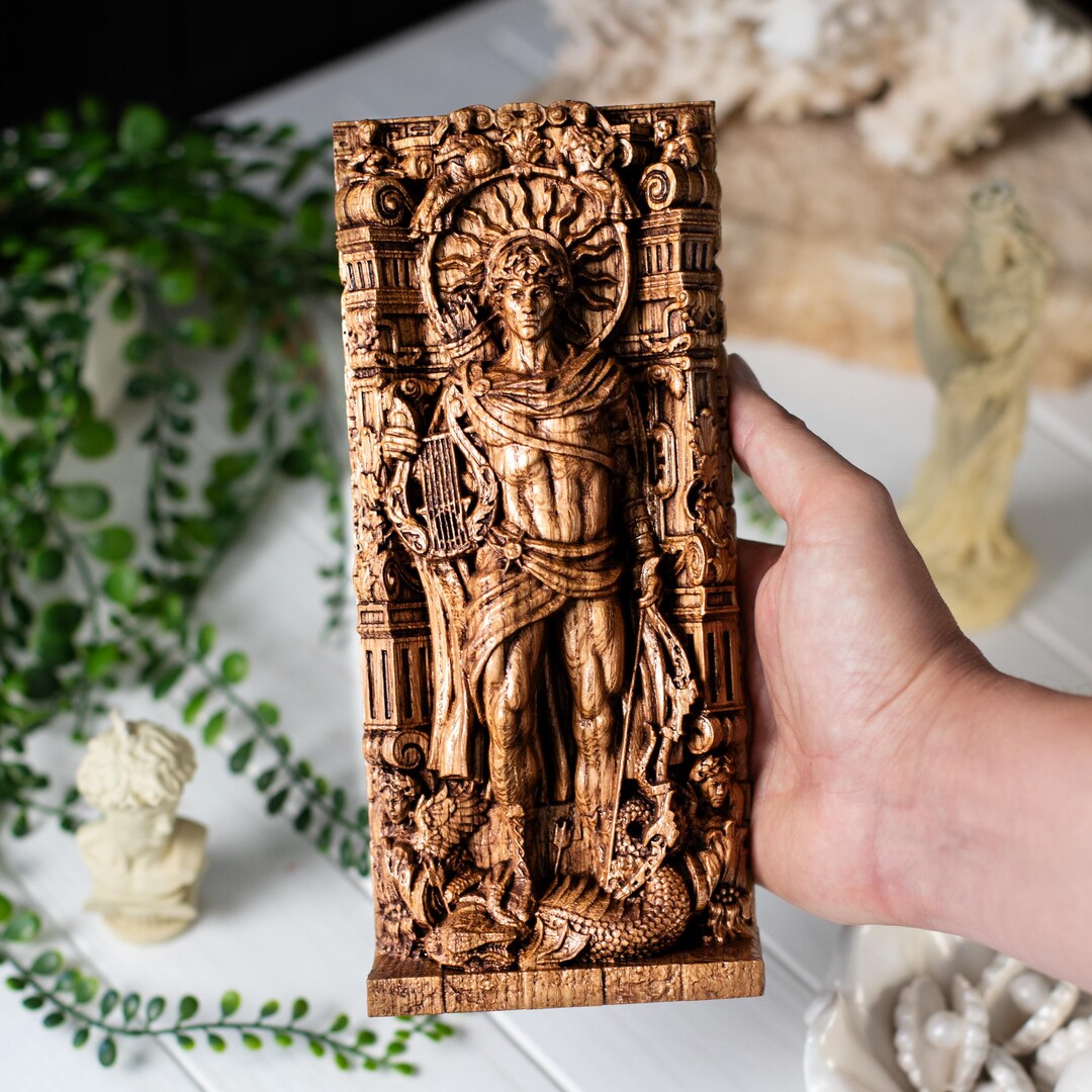 Apollo, Apollon Figurine Greek God Pagan God Olympian God Wiccan Wicca ...