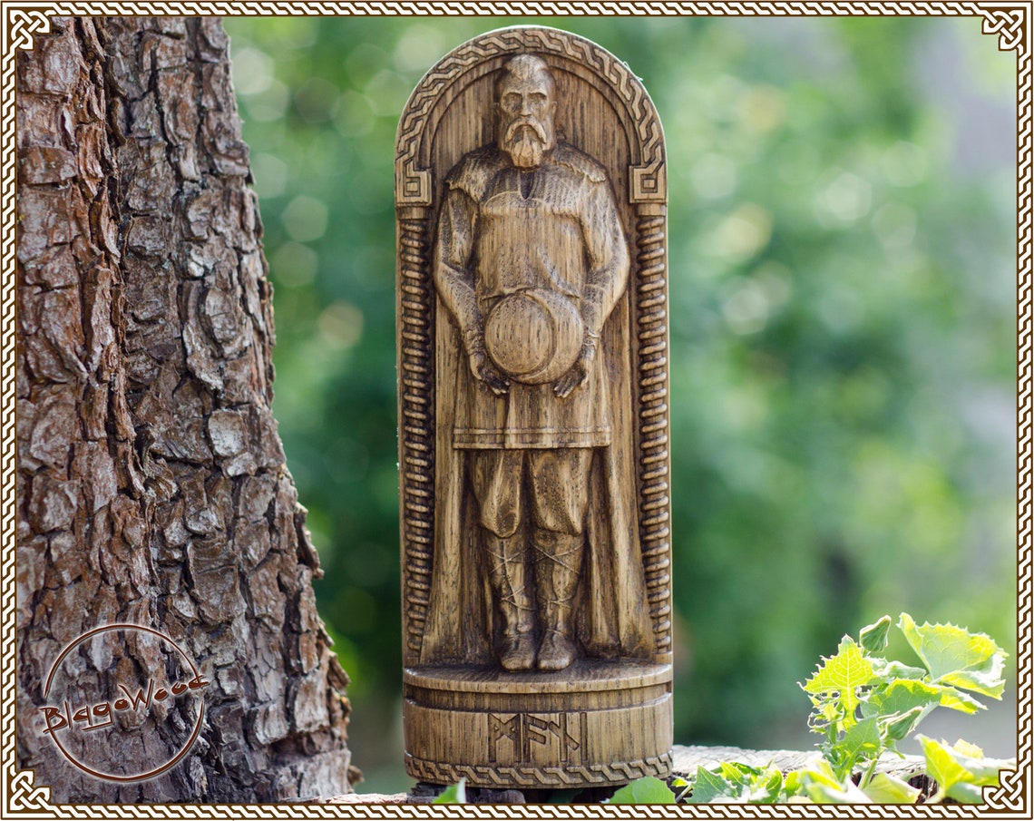 Mani Norse Pagan God Statue for Asatru Altar Kit and Heathen - Etsy