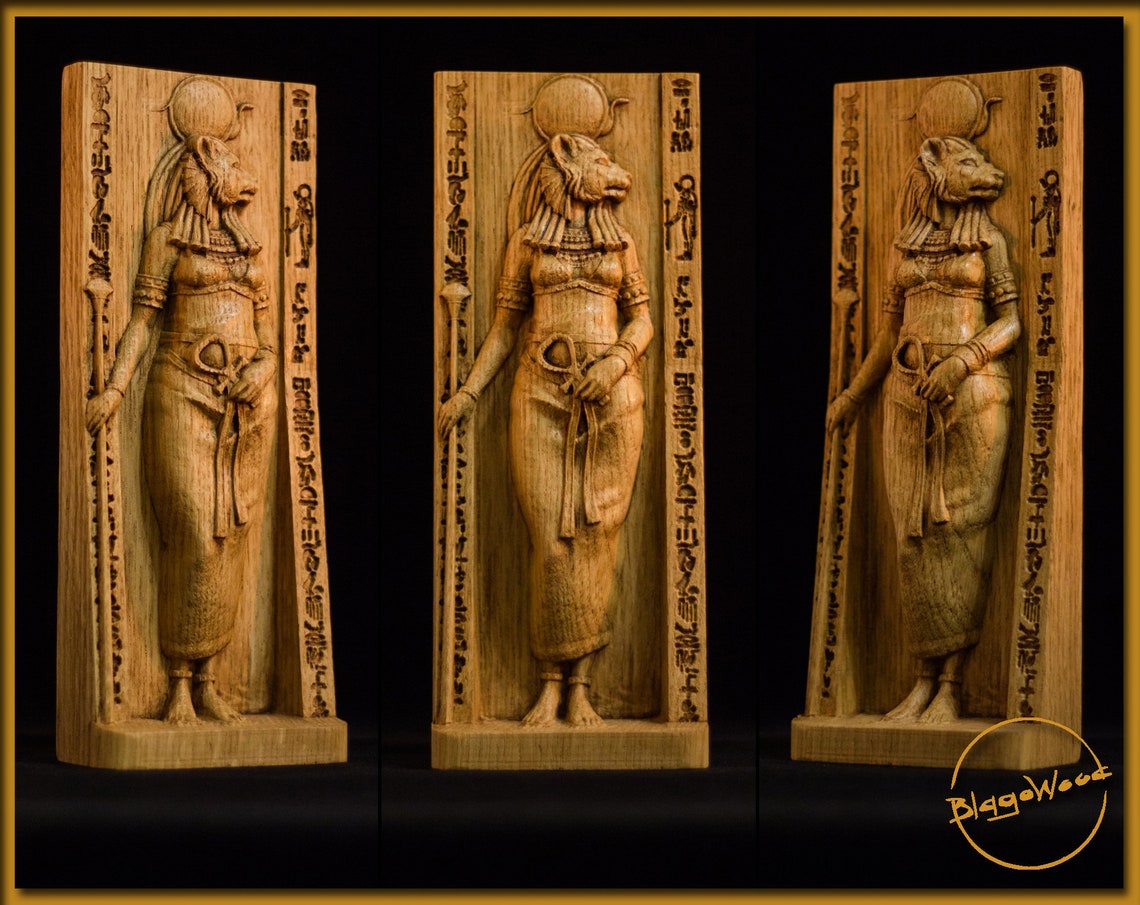 Sekhmet Sakhmet Statue Egyptian Goddess Pagan Goddess - Etsy