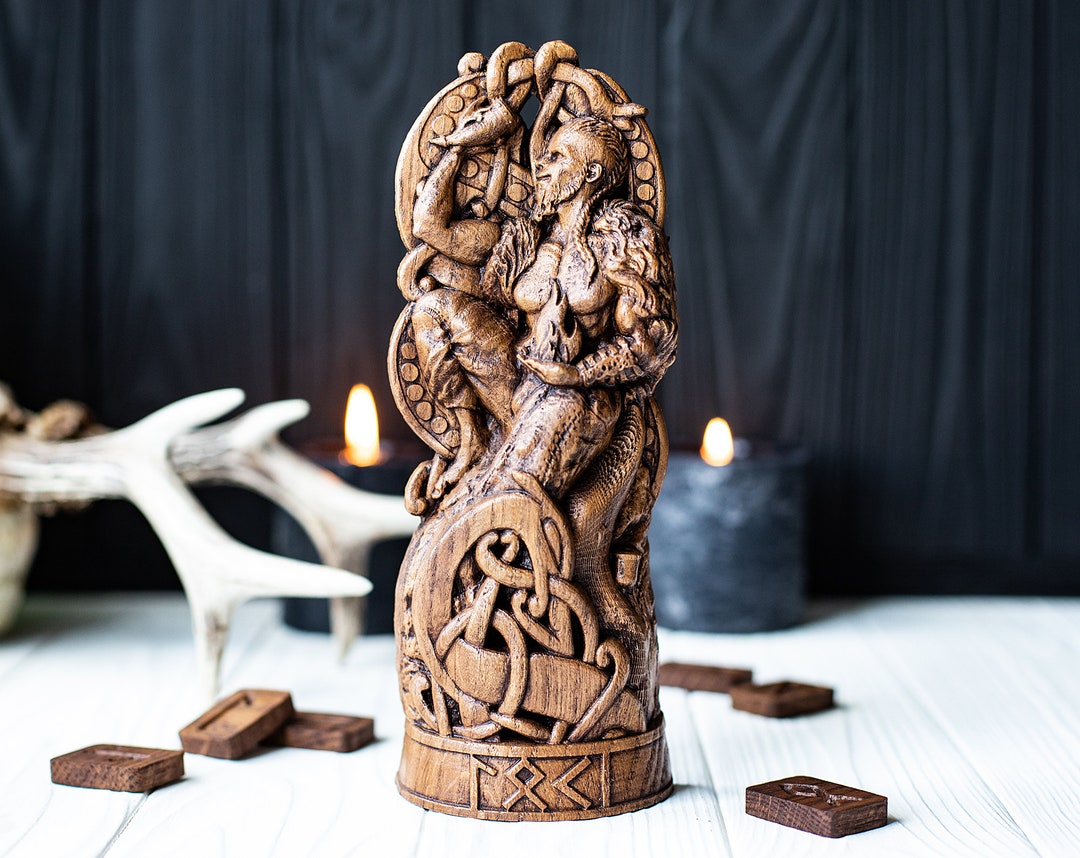 Loki Statue – Jotun Shapeshifter and Trickster Among the Scandinavian ...