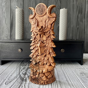Hecate's Owl Statue, Bird, Greek Goddess, for Pagan Home Altar Kit ...