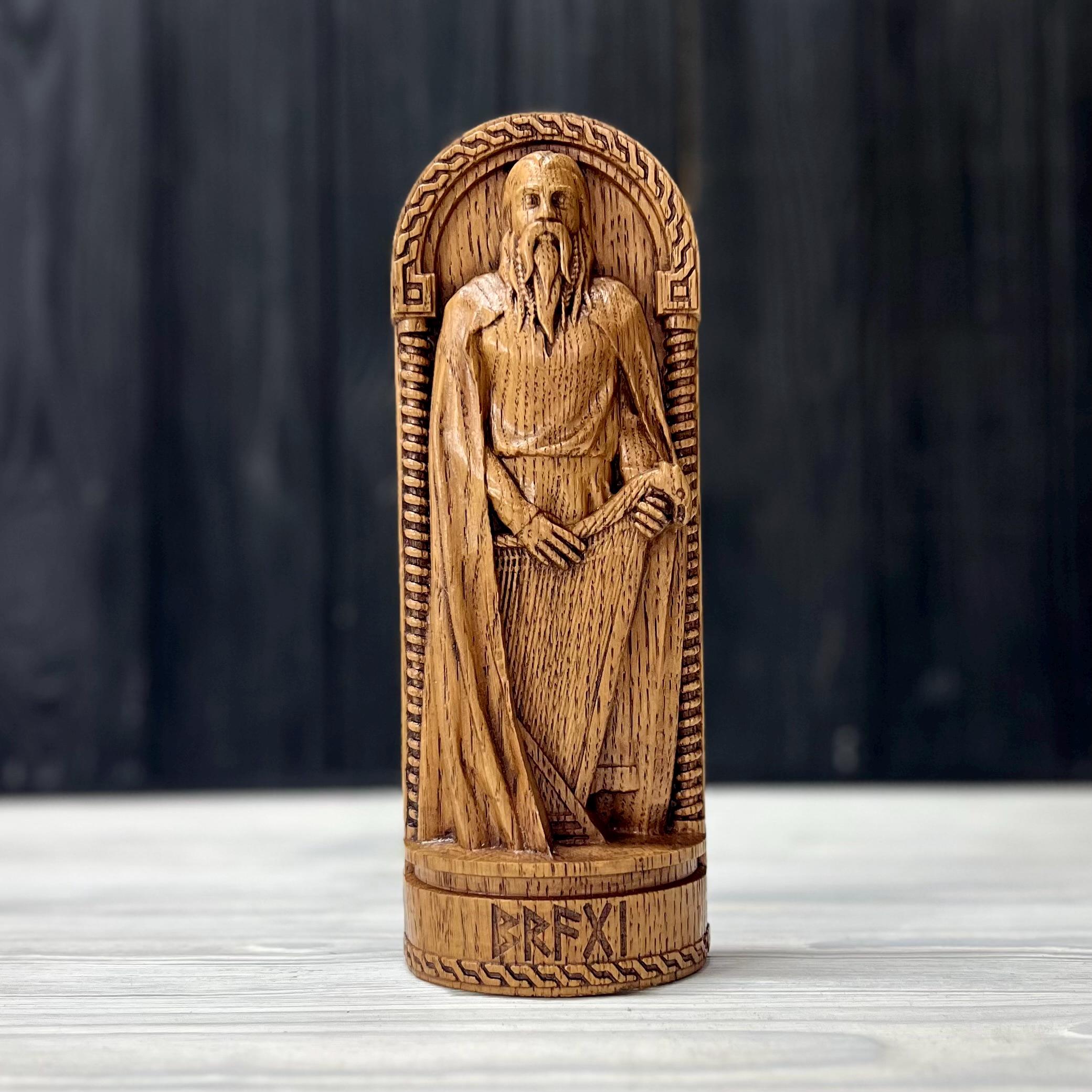 Bragi, Norse Pagan God Statue, for Asatru Altar Kit and Heathen Ritual ...