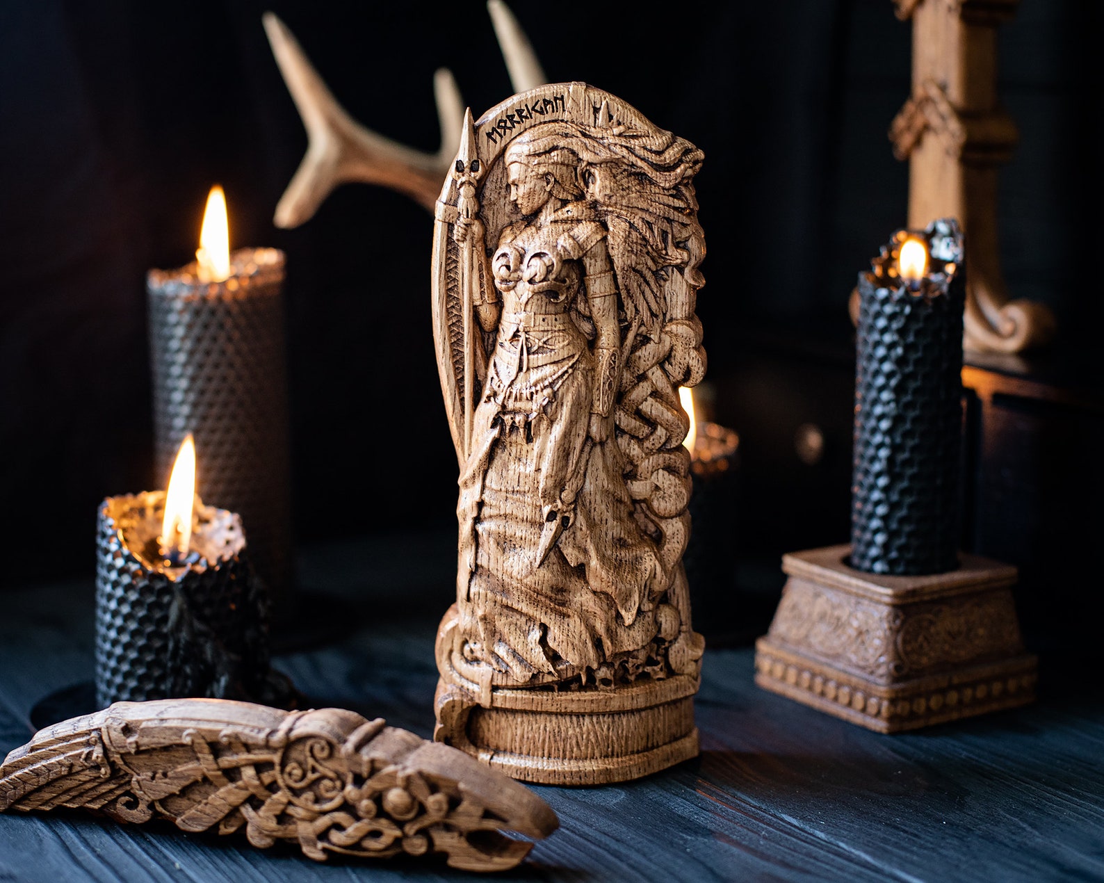 Morrigan Morrigu War and Fate Goddess Irish Goddess Pagan - Etsy