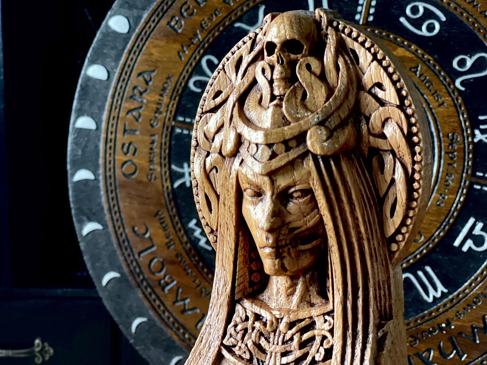 Hell Goddess, Norse Goddess Figurine, Home Altar, Idol, God, Pagan ...