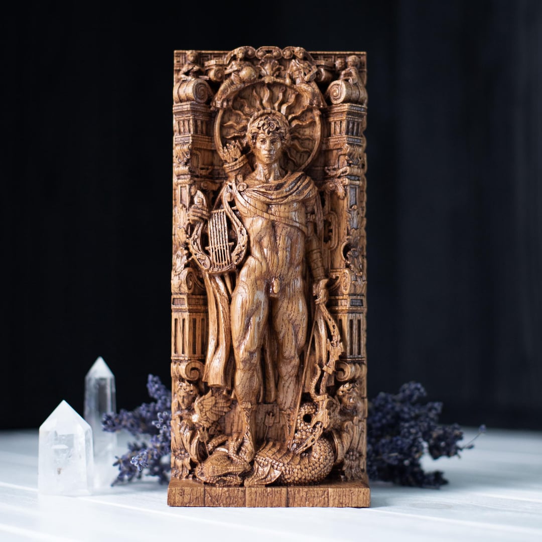 Apollo, Apollon Figurine Greek God Pagan God Olympian God Wiccan Wicca ...