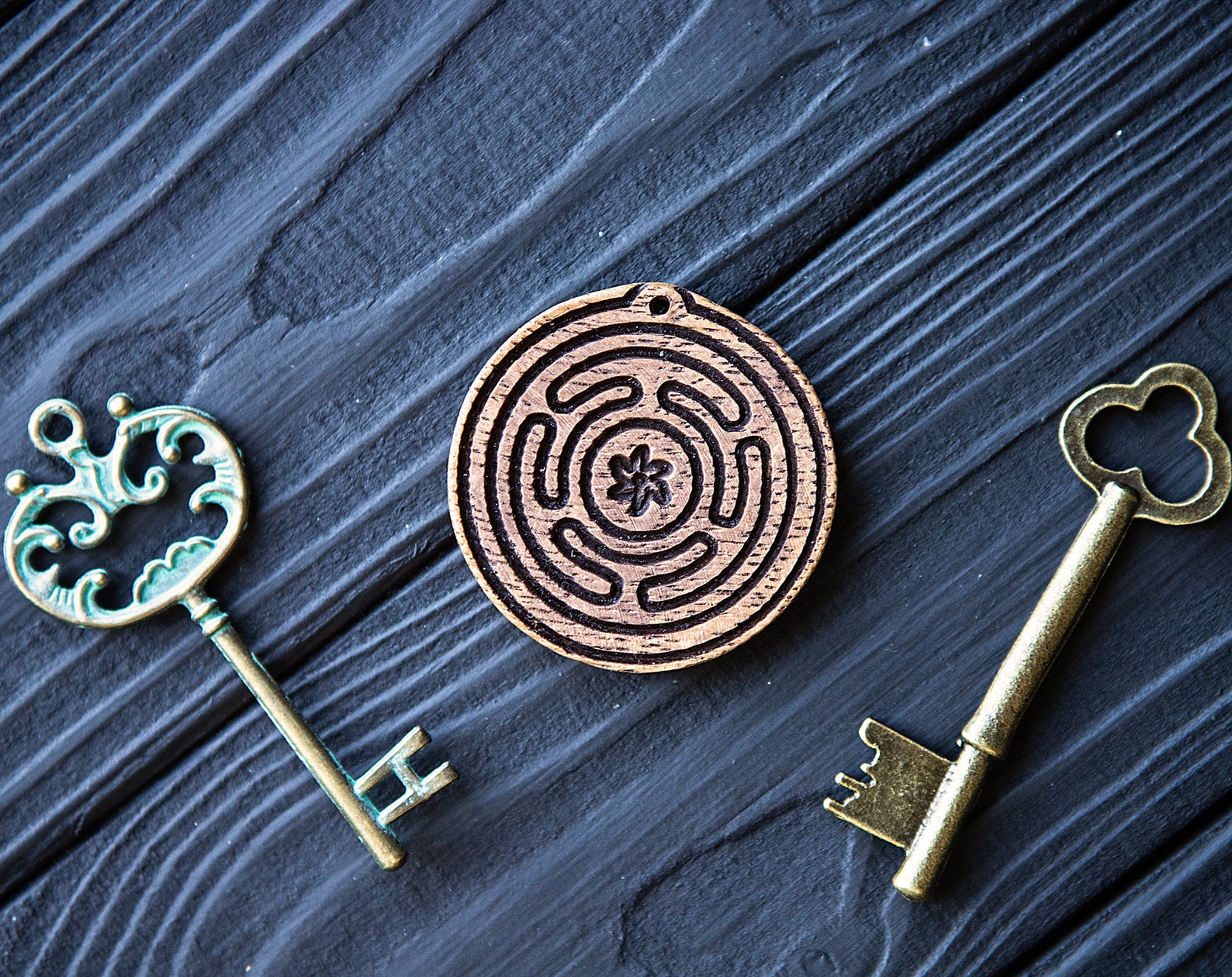 Pendant Hecates Keys Norse Celtic Greek Wicca Pagan - Etsy