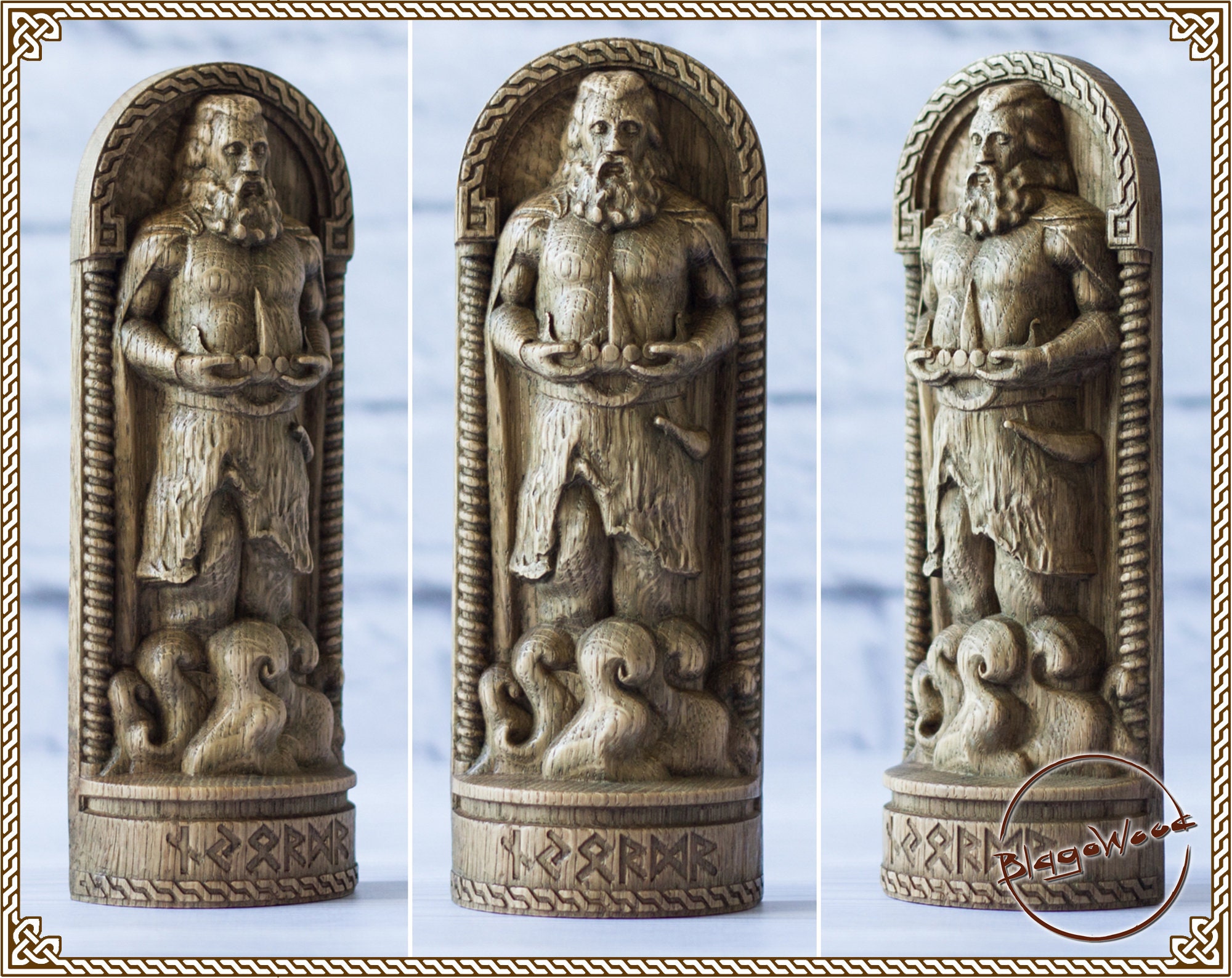 Njord Norse Pagan God Statue for Asatru Altar Kit and - Etsy UK