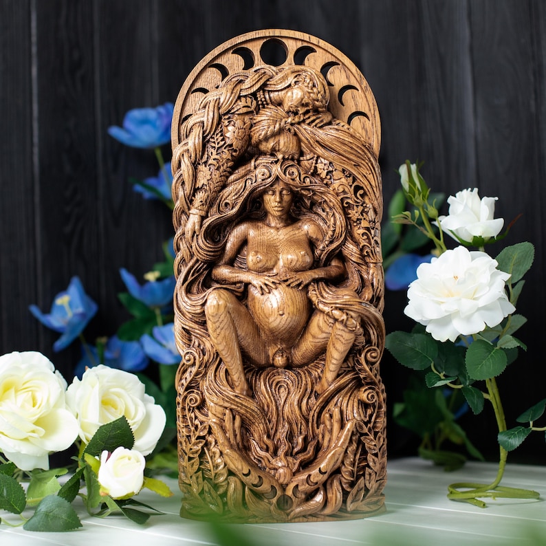 BIG Pregnant Goddess, Mother’s Day, Childbirth, Doula, Celtic, Pagan ...