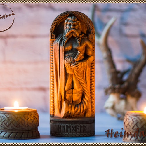 Tyr Norse Pagan God Statue for Asatru Altar Kit and Heathen | Etsy