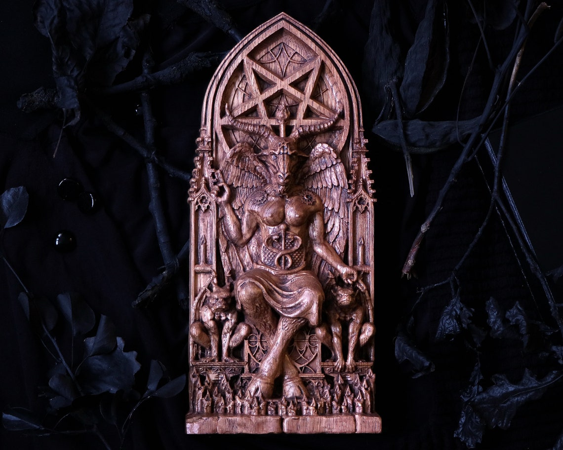 BAPHOMET God BIG Statuette Figurine for Home Altar - Etsy