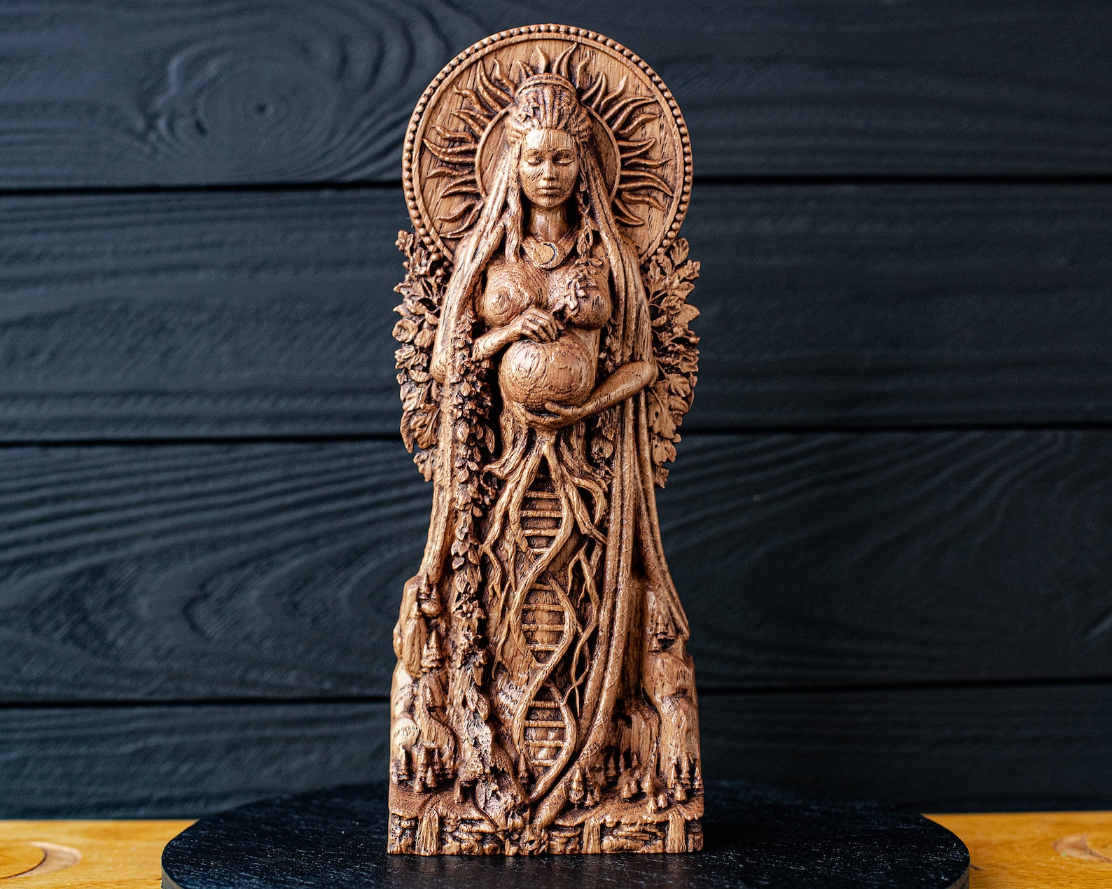 GAIA Goddess Statue Greek Ancient Mythology Wiccan - Etsy