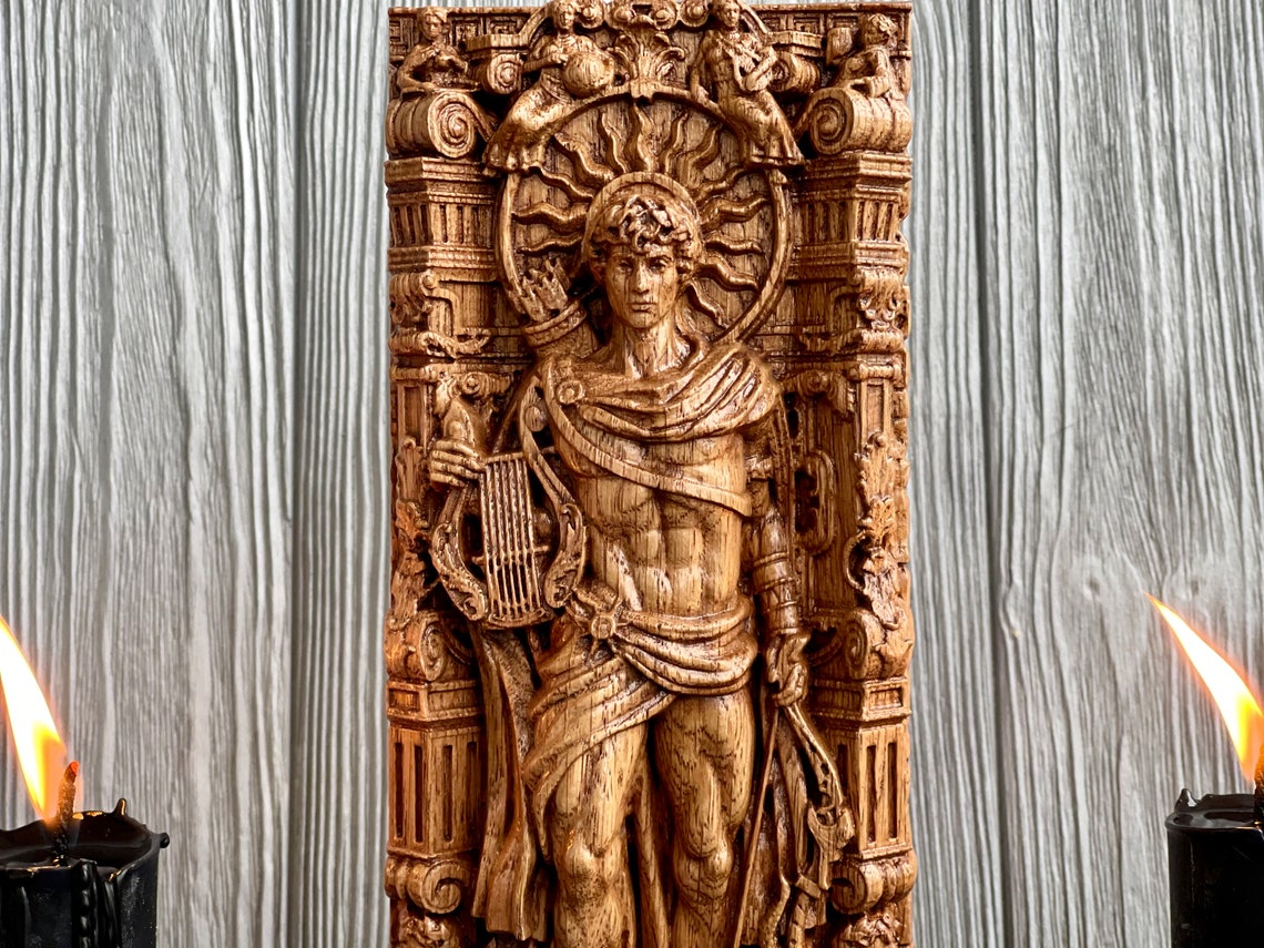 Apollo, Apollon Figurine Greek God Pagan God Olympian God Wiccan Wicca ...