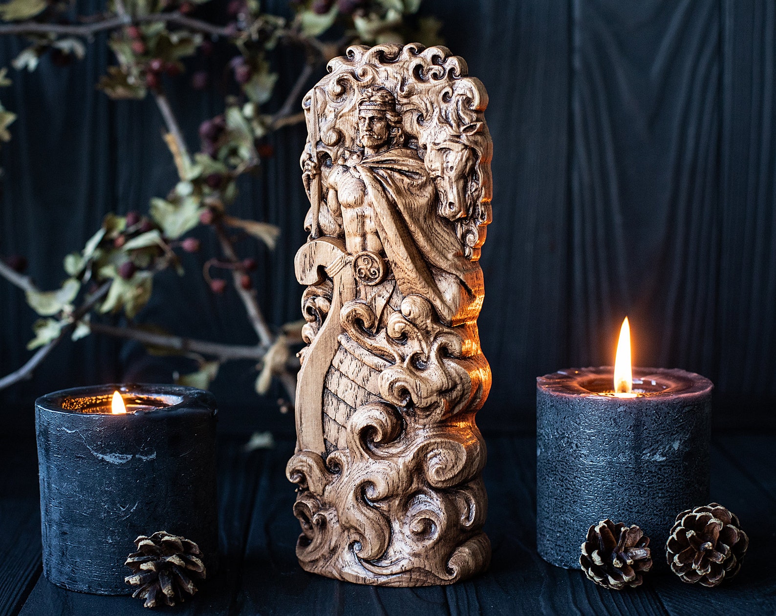 Manannan Mac Lir Manannan God Statue Irish Gods Pagan God - Etsy