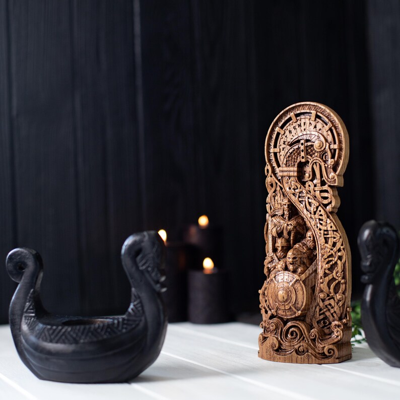Drakkar Viking Ship – Viking Longboat From Hedeby, North Mythology and ...
