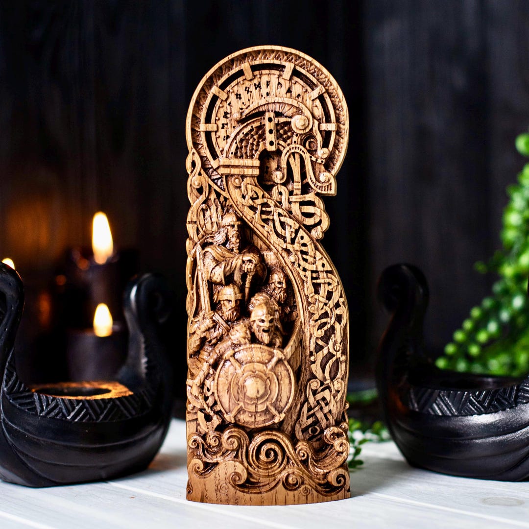 Drakkar Viking Ship – Viking Longboat From Hedeby, North Mythology and ...