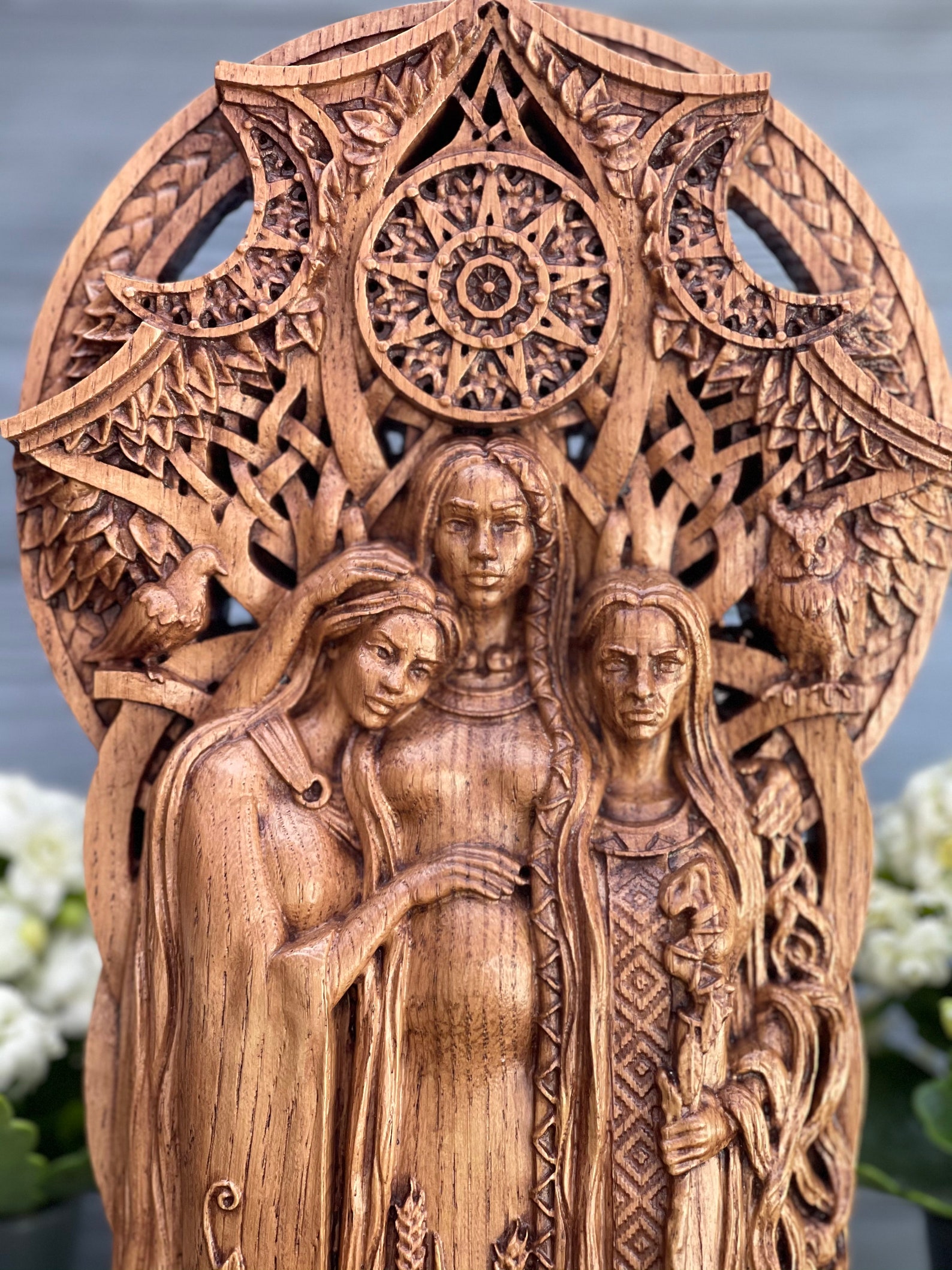 Triple Goddess, Wicca, Three Goddesses, Celtic Goddess - Etsy