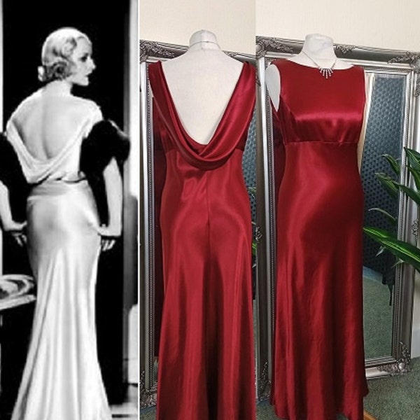 Cowl Back Dress - Etsy