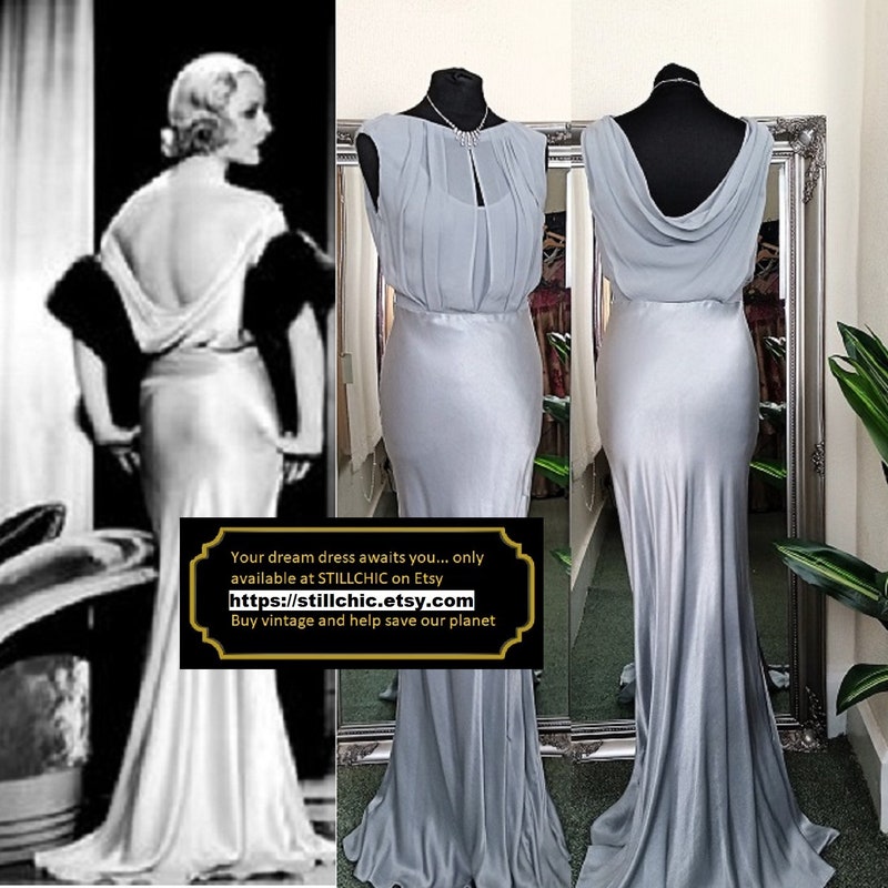 Cowl Back Dress - Etsy