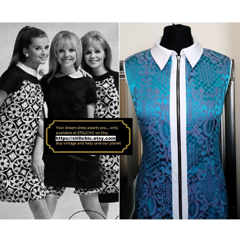 Mary Quant Pattern - Etsy UK