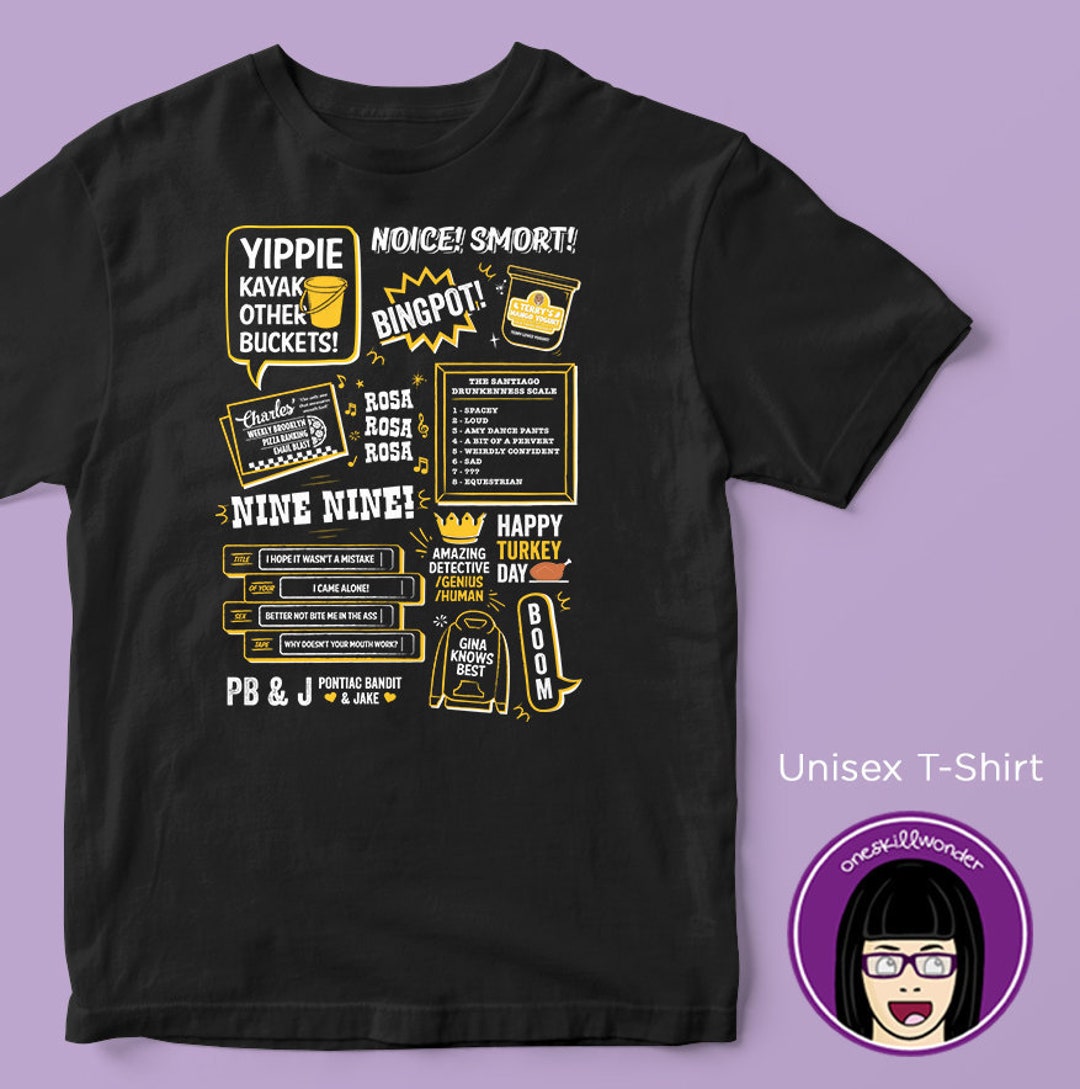 Brooklyn 99 Quotes Unisex T-shirt | Brookyln Nine-nine | B99 - Etsy ...