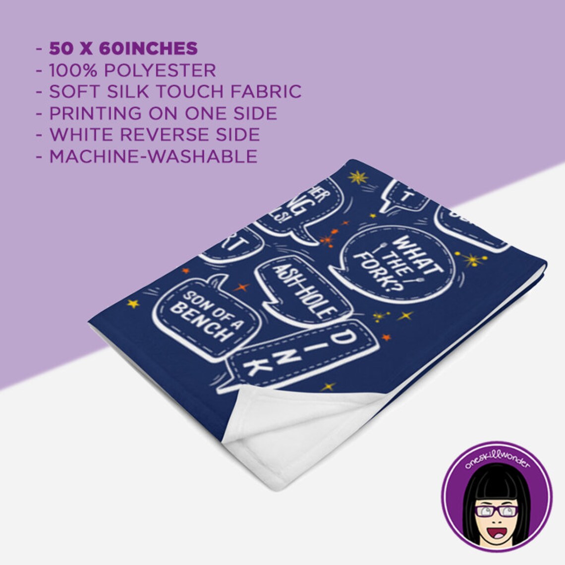 The Good Place Swear Words Blanket the Good Place Funny - Etsy