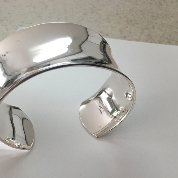 Sterling Silver Bangle Bracelet - Etsy