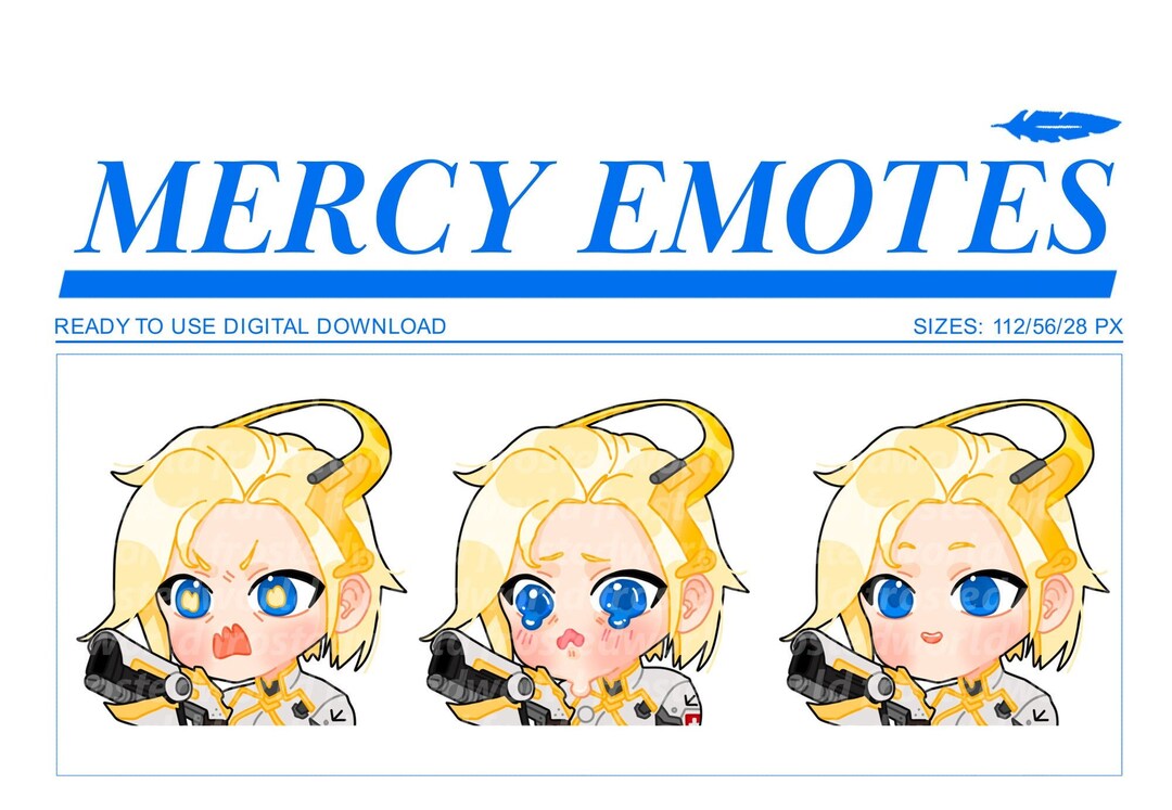 Mercy Emotes Instant Download - Etsy