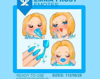 Emma Frost Twitch Emote Download - Cute Streamer Emotes L Marvel Rivals ...
