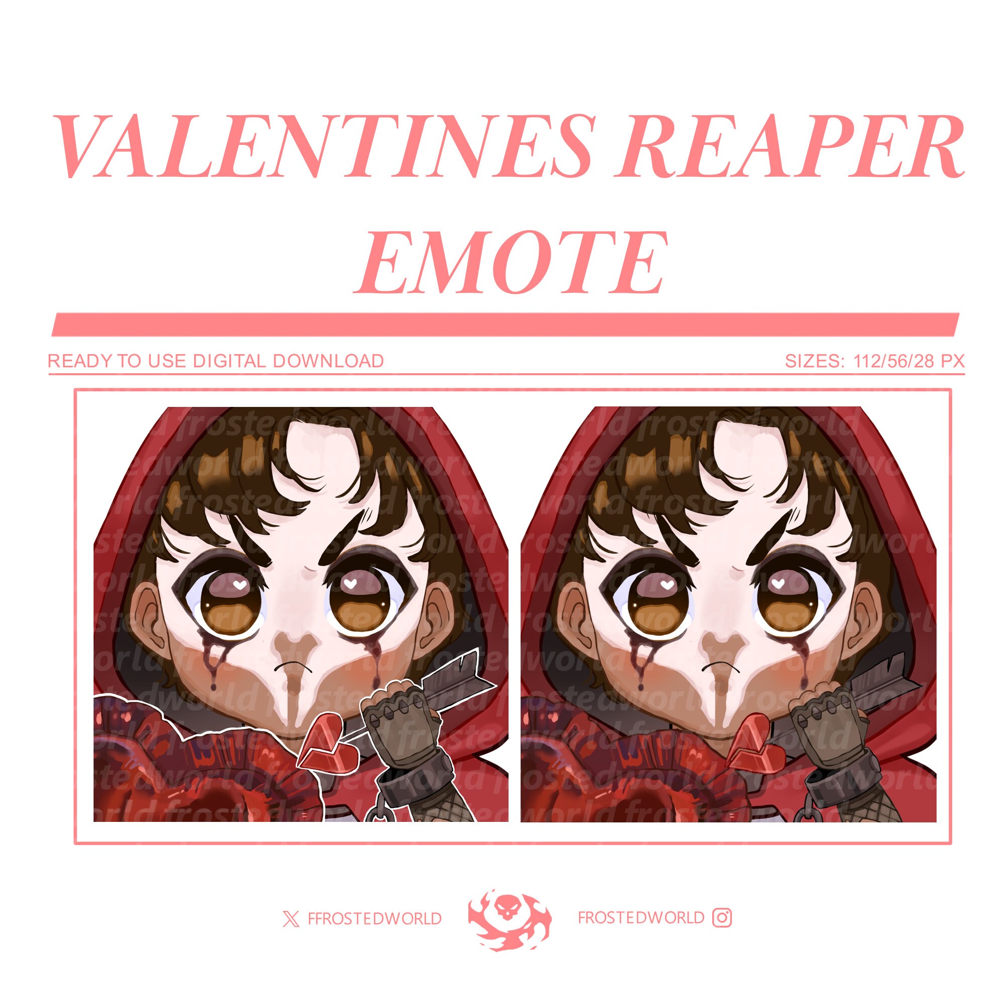 Valentines Reaper Emotes Instant Download - Etsy