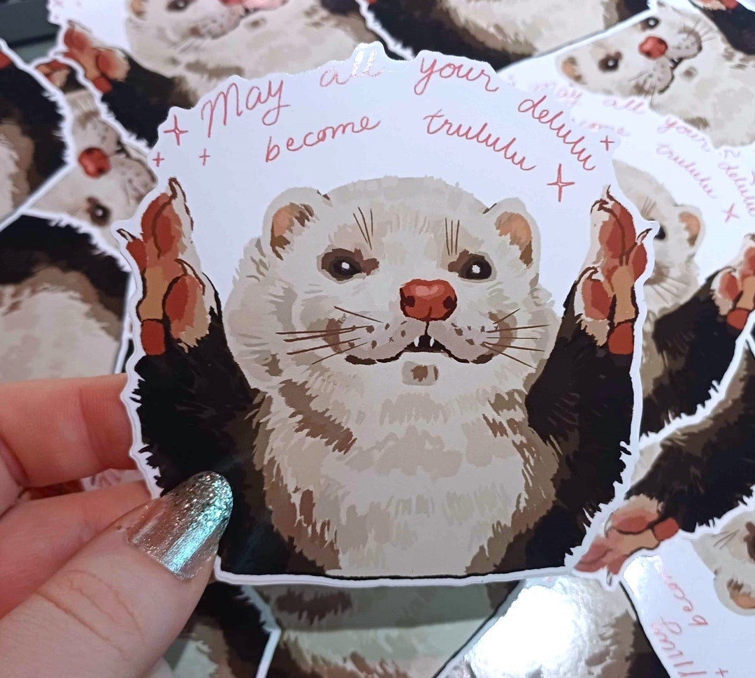 May All Ur Delulu Become Trululu Sticker - Etsy