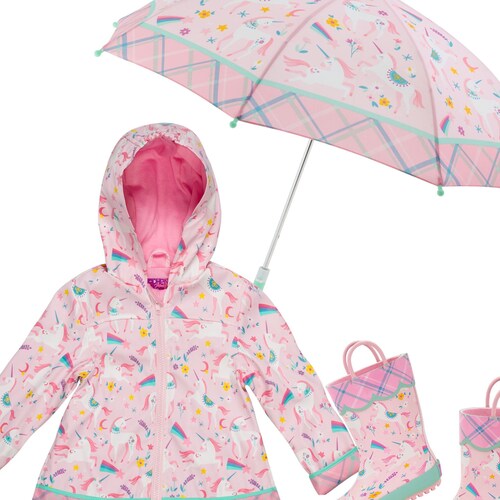 Girls Leopard Raincoat Set Kids Rain Jacket Personalized - Etsy