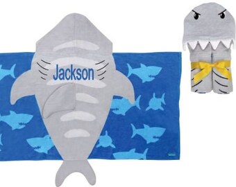 Shark Beach Towel | Etsy