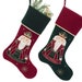 Personalize Velvet Nutcracker Stocking, Soft Velveteen Stocking With ...