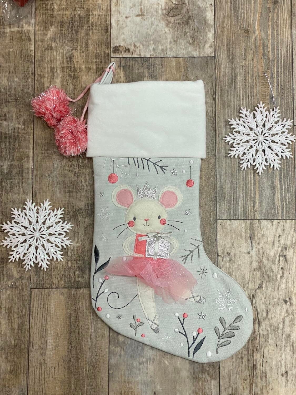 Personalized Kids Ballerina Mouse Stocking Stephen Joseph - Etsy