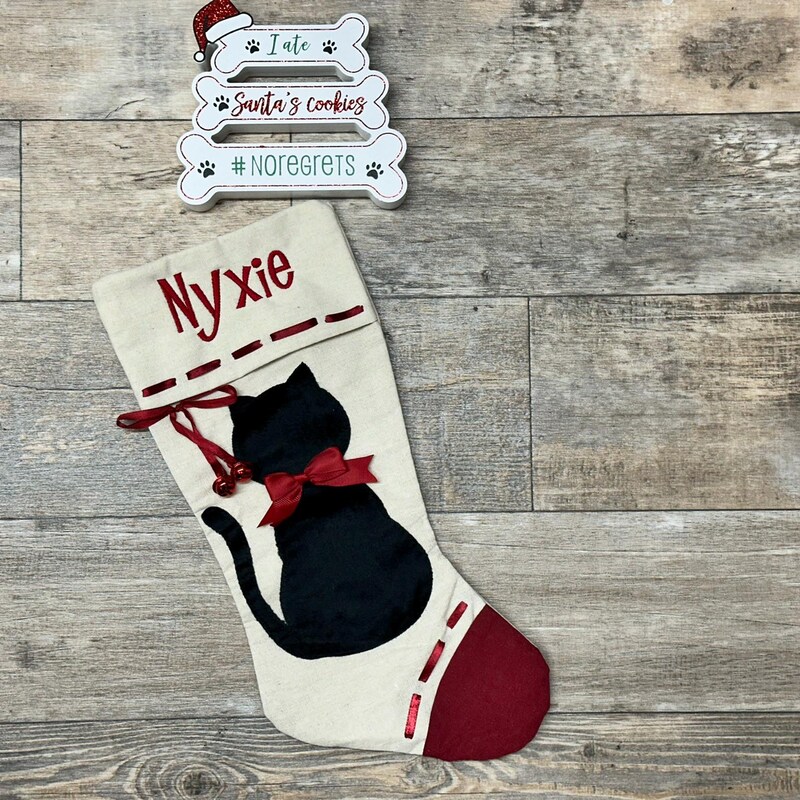 Cat Stocking - Etsy