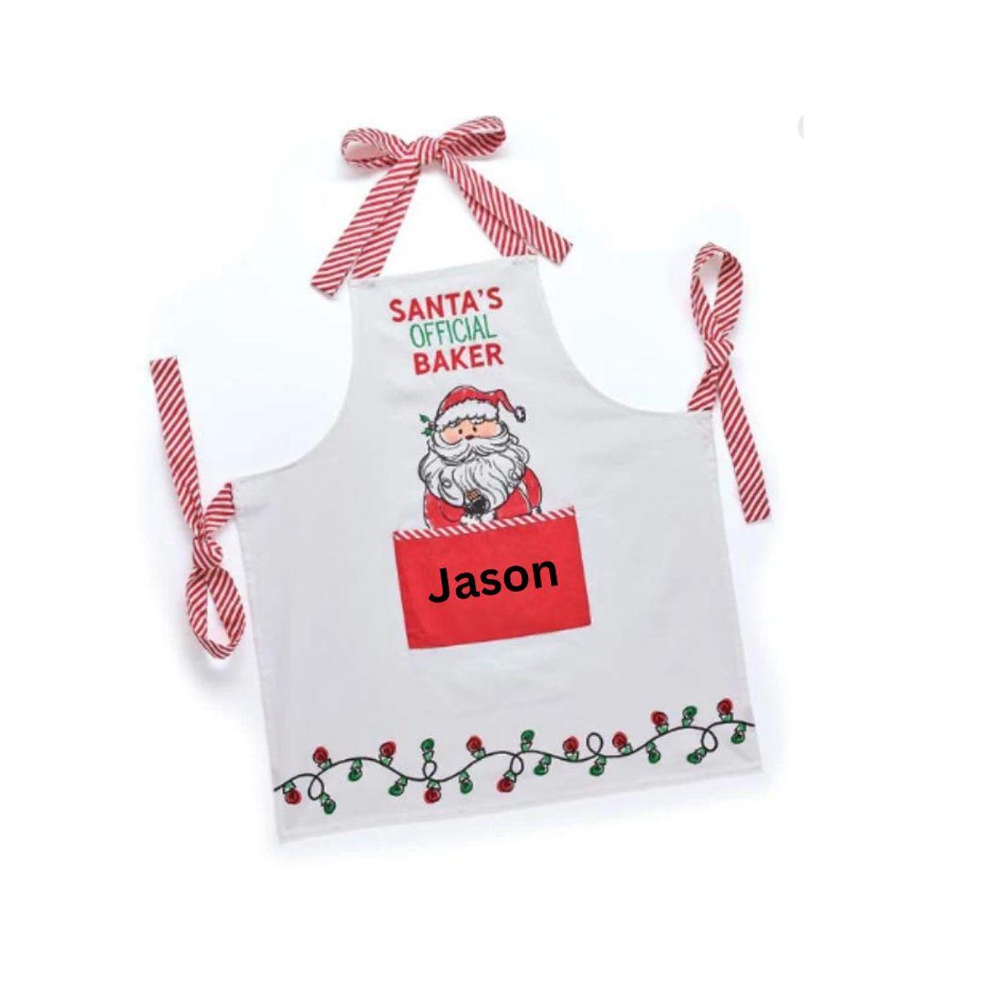 Personalized Adult Santa Official Christmas Baker Apron - Etsy
