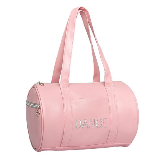 Embroidered Pink Dancer Duffle Bag Dance Gift Girls Dance - Etsy
