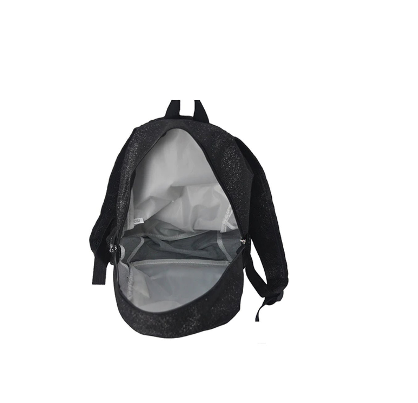 NGIL Small Black Glitter Cheer Backpack With Megaphone, Monogram ...