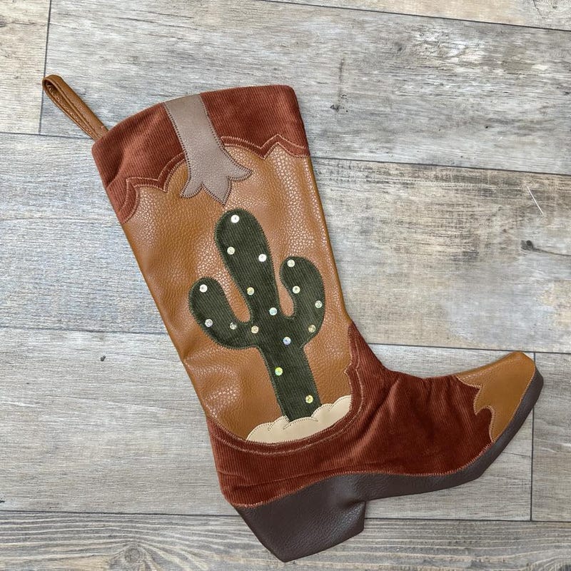 Cowboy Boot Stocking - Etsy