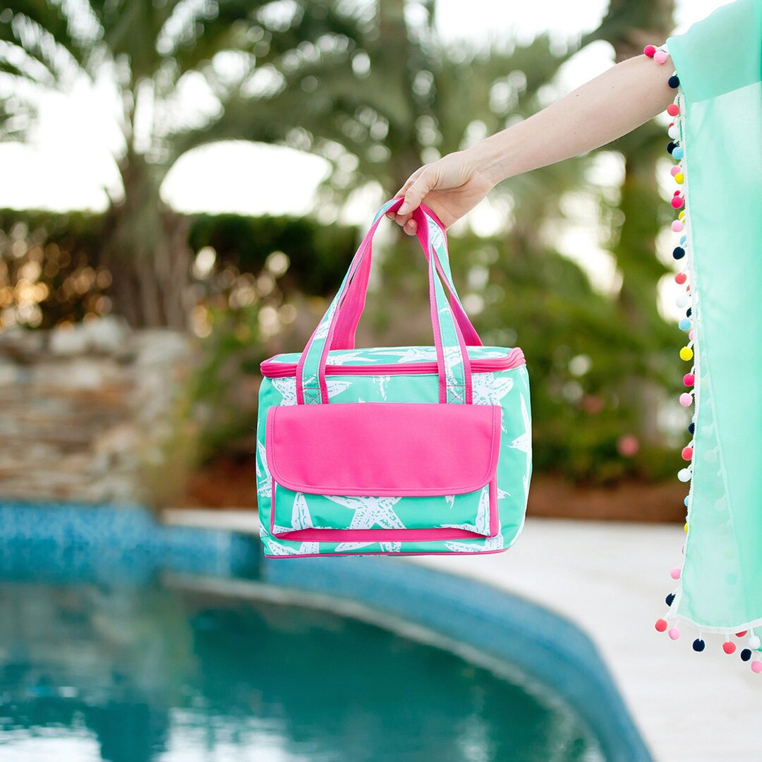 Monogrammed Cooler Bag, Personalized Cooler Bag, Cooler, Beach Cooler ...