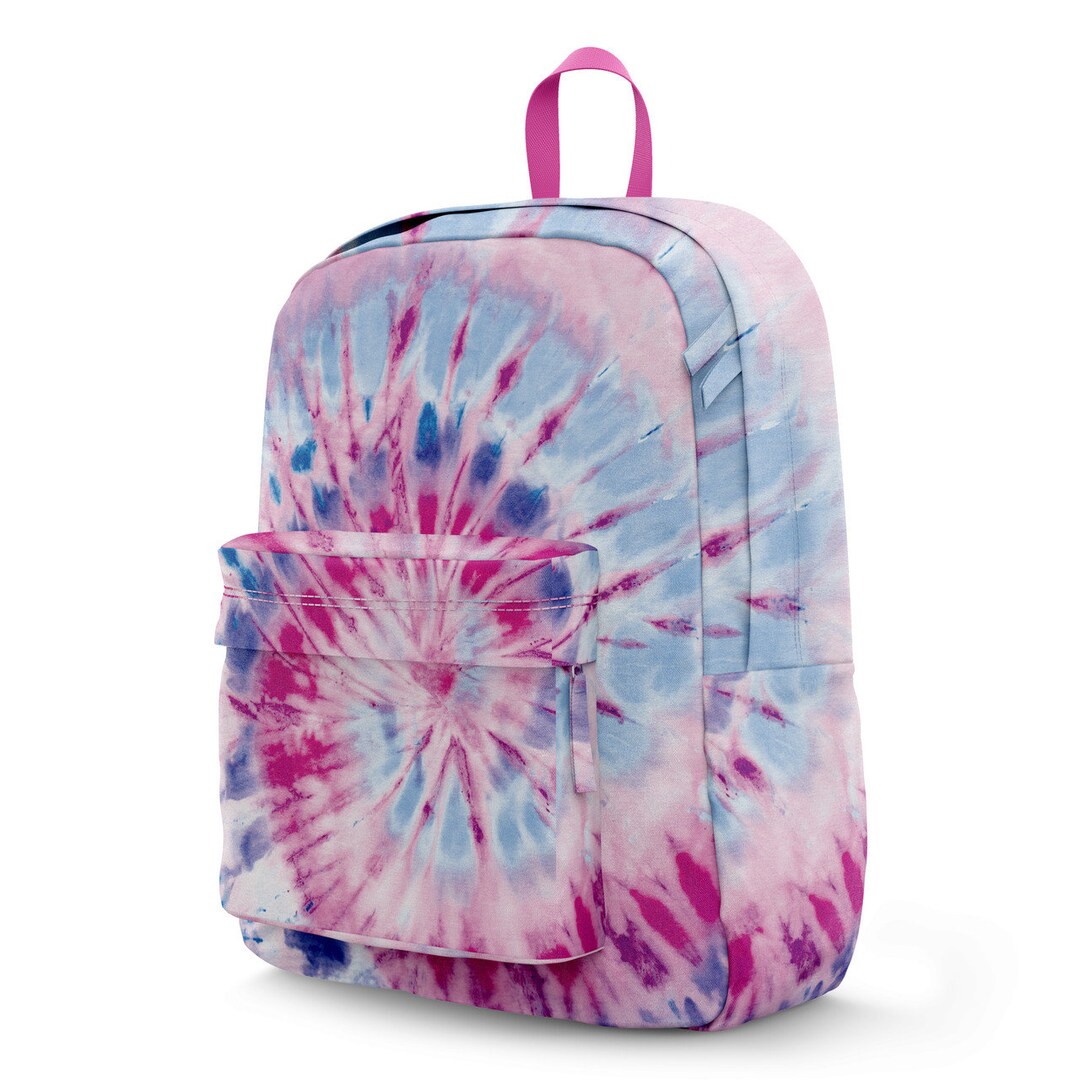 Personalized Razzy Tie Dye Backpack Lunchbox Set, Monogram Tie Dye ...