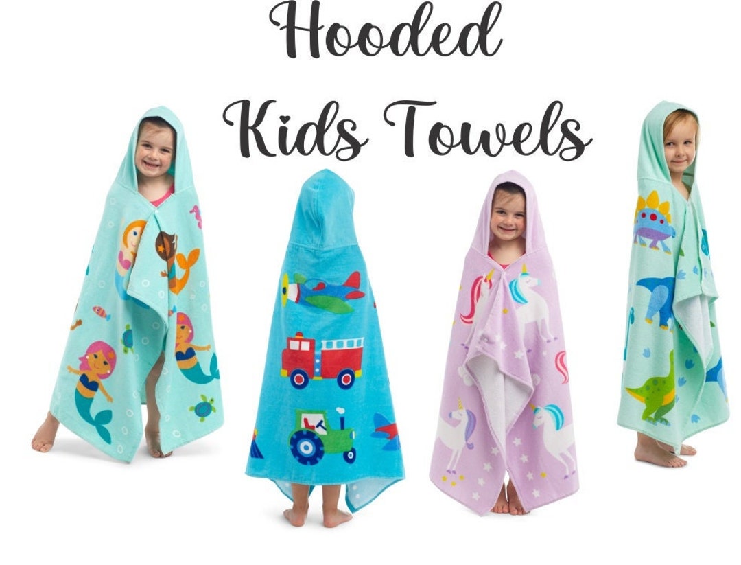 Clown Fish Hooded Towel, Wildkin Hooded Towel, Kids Beach Towel, Hooded ...
