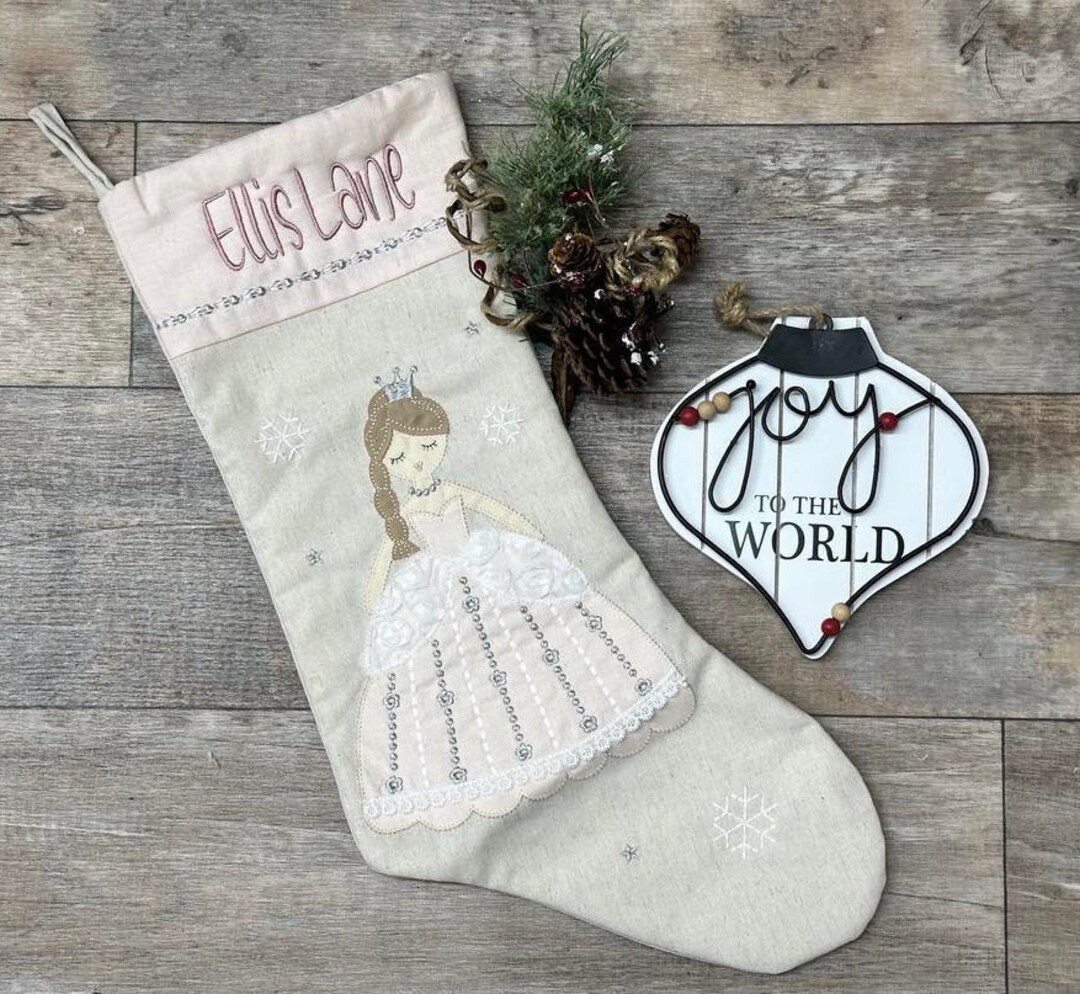 Princes Olivia Christmas Stocking, Princess Christmas Stocking ...
