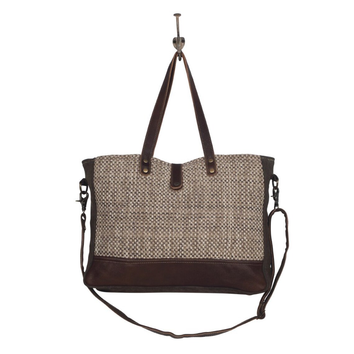 Formalistic Upcycled Canvas Weekender Bag Monogram Travel - Etsy