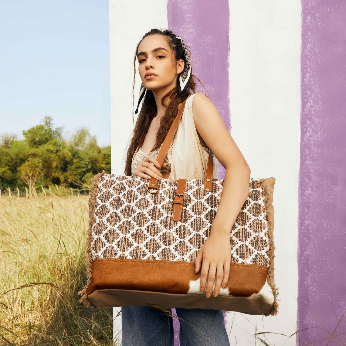 Rusty Waves Weekender Bag, Monogram Travel Bag, Monogram Weekender Bag ...